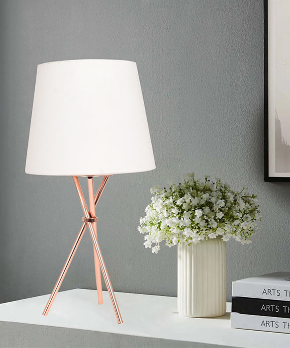 LAMPARA DE MESA YUGA WHITE-LIENXO - Dekosas