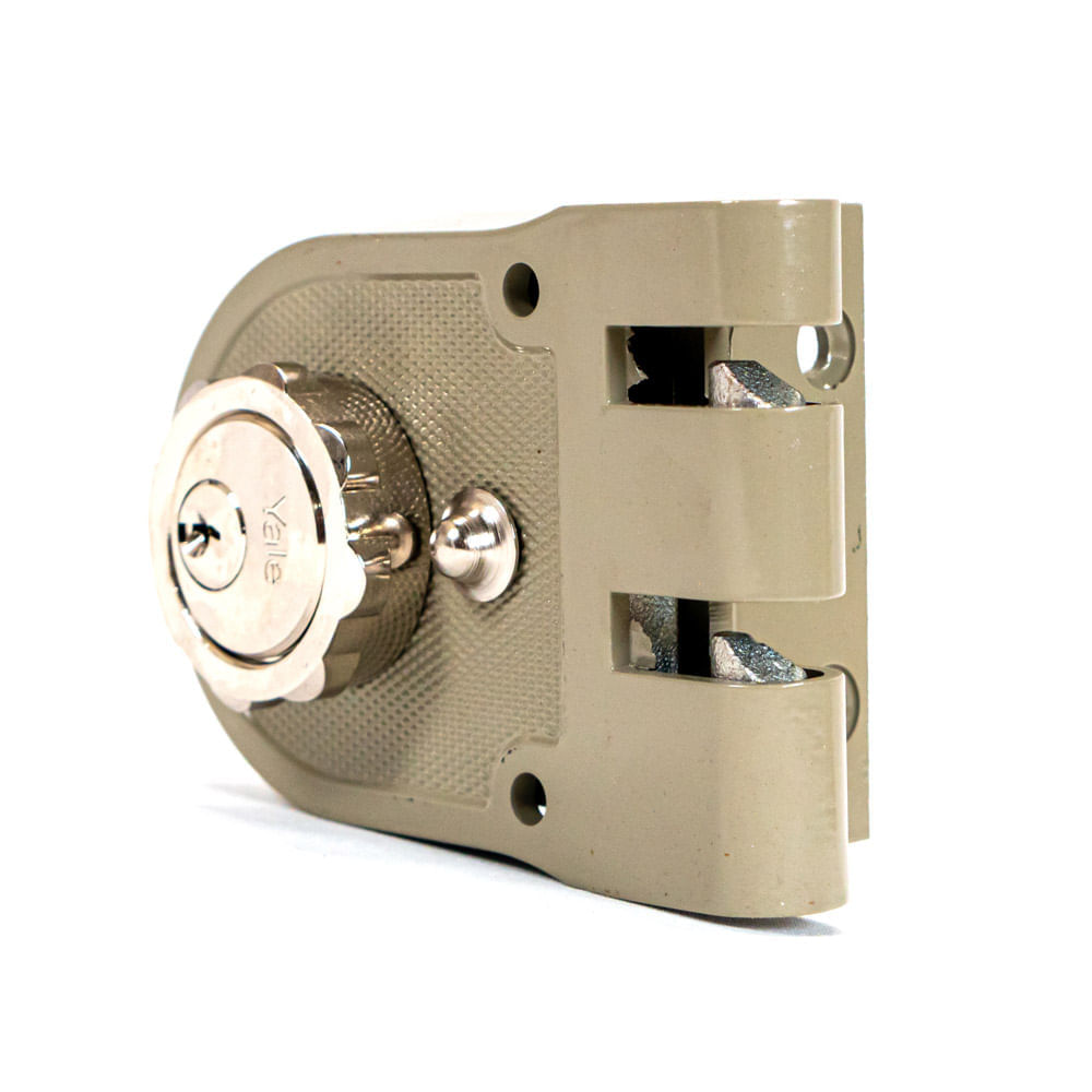 Cerradura de sobreponer izquierda Yale 396 Roseta - Dekosas